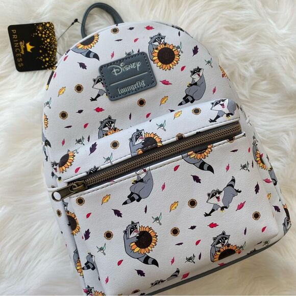 Loungefly | Bags | Loungeflydisney Pocahontas Meeko Sunflower Mini ...